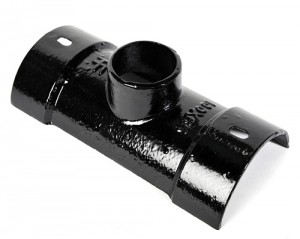 Cast Iron - Half Round Gutter Nozzle-Outlet - Tuscan Foundry Products